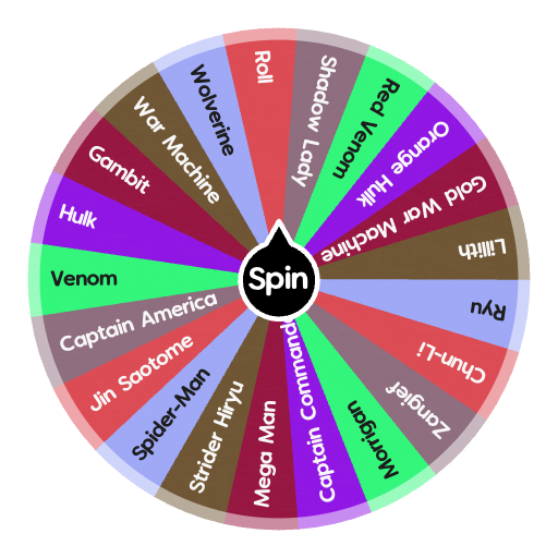 Marvel vs Capcom | Spin the Wheel - Random Picker