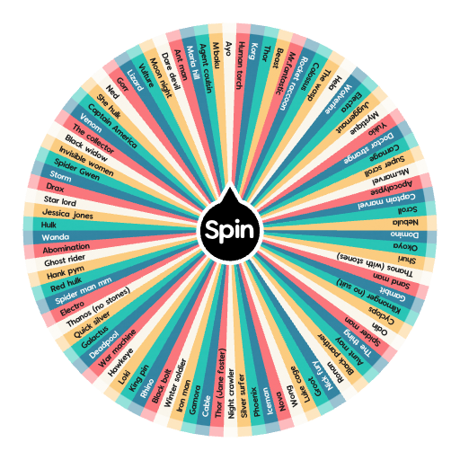 Marvel wheel | Spin The Wheel App