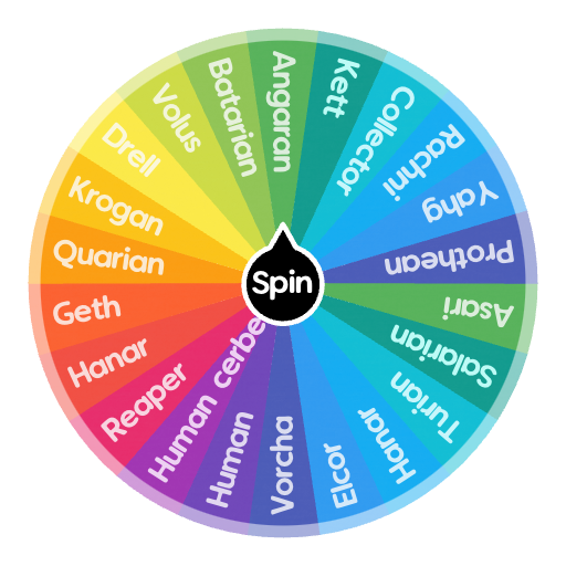 Mass effect races | Spin the Wheel - Random Picker