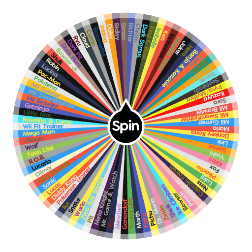 Master list Super Smash Bros. 2022 | Spin the Wheel - Random Picker
