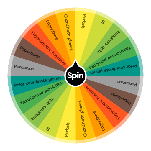Math to practice (this is math algebra and higher) | Spin The Wheel App