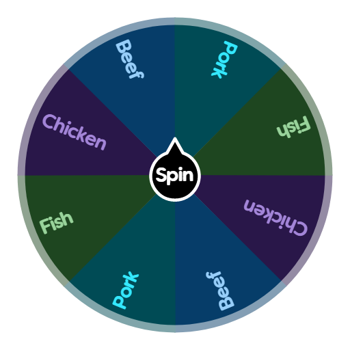 Meat selection | Spin The Wheel - Random Picker