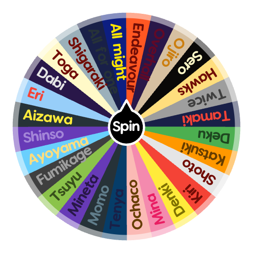MHA | Spin The Wheel - Random Picker