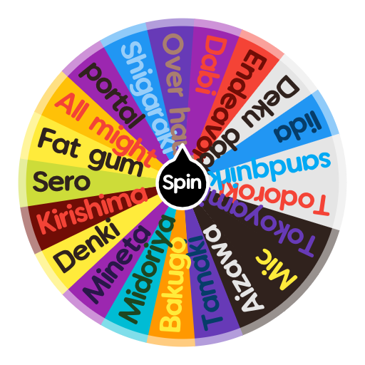 Mha simp *males* | Spin the Wheel - Random Picker