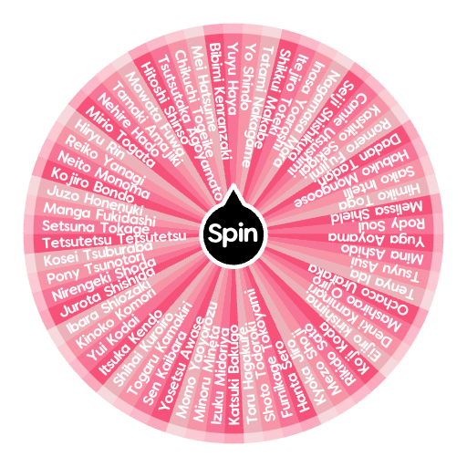 Mha Students All Of Them | Spin the Wheel - Random Picker