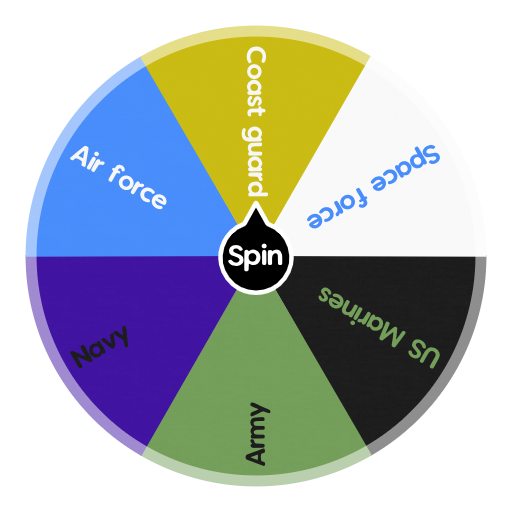 Military branches | Spin the Wheel - Random Picker