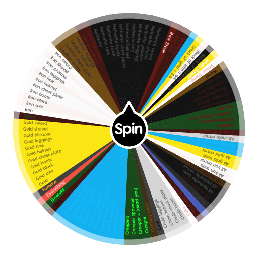 Minecraft but a spinner | Spin the Wheel - Random Picker