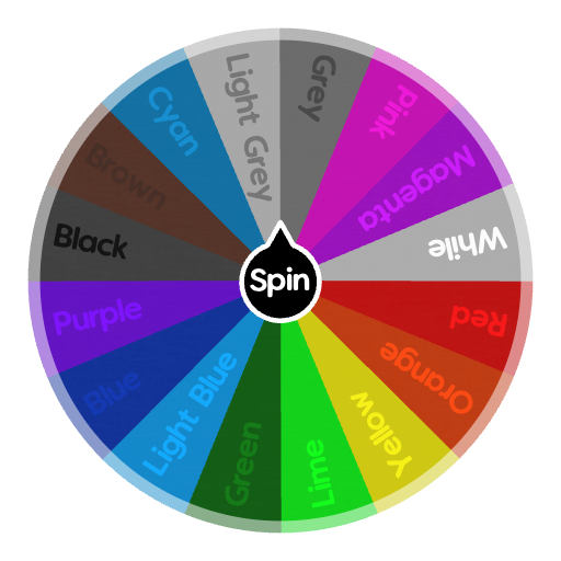 Minecraft Colours: | Spin The Wheel - Random Picker