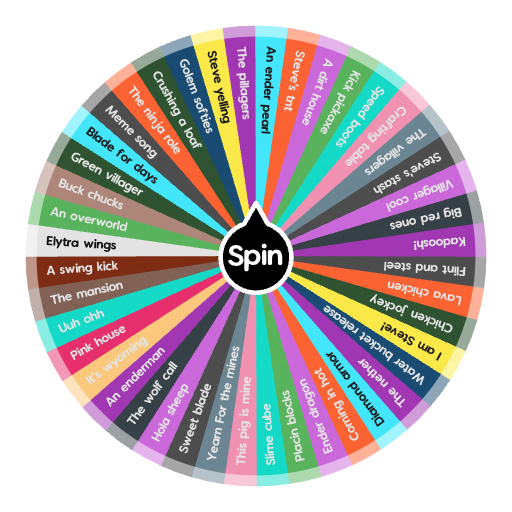 Minecraft movie memes | Spin the Wheel - Random Picker