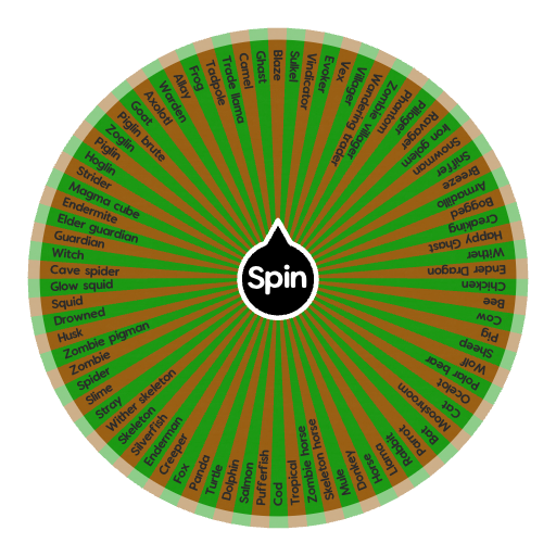 Minecraft Spawn egg | Spin the Wheel - Random Picker