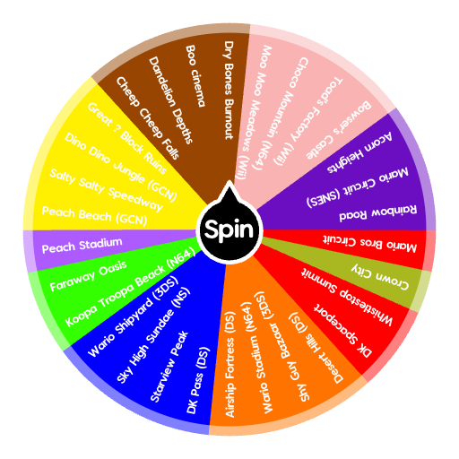 MK World Tracks | Spin the Wheel - Random Picker