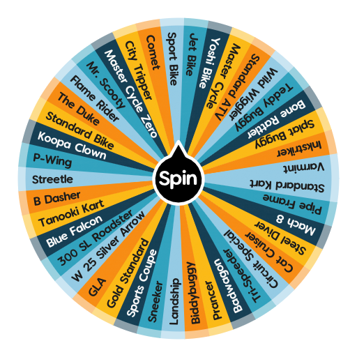 MK8 Deluxe Kart Picker | Spin the Wheel - Random Picker