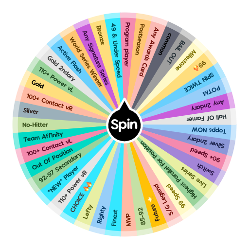 MLB The Show RANDOM TEAM! | Spin the Wheel - Random Picker