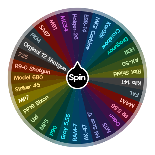 Modern warfare guns | Spin The Wheel - Random Picker