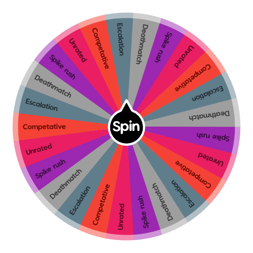 Modes to play in Valorant | Spin the Wheel - Random Picker