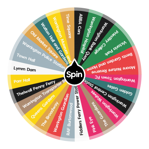 Monopoly Warrington Edition Wheel shuffled | Spin the Wheel - Random Picker