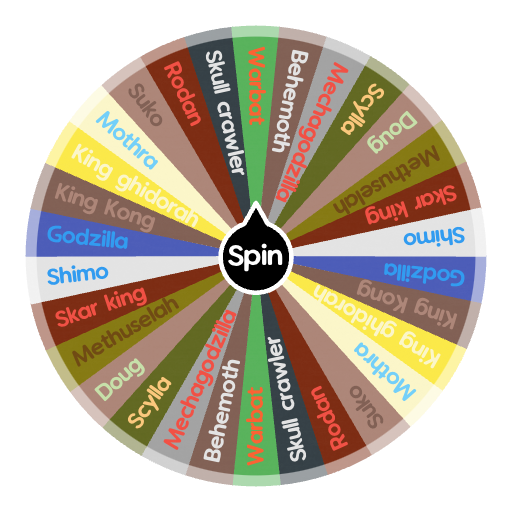 Monsterverse kaijus | Spin the Wheel - Random Picker