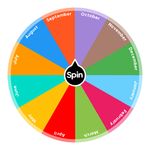 Months | Spin The Wheel - Random Picker