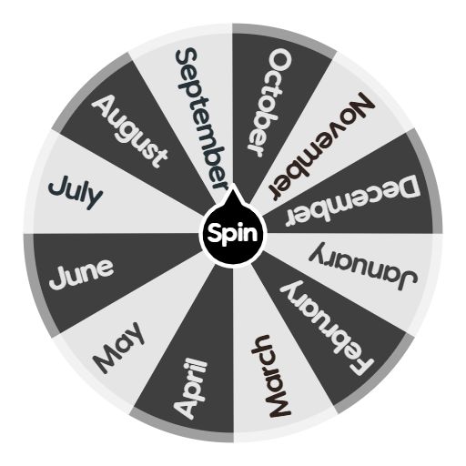 Months | Spin the Wheel - Random Picker