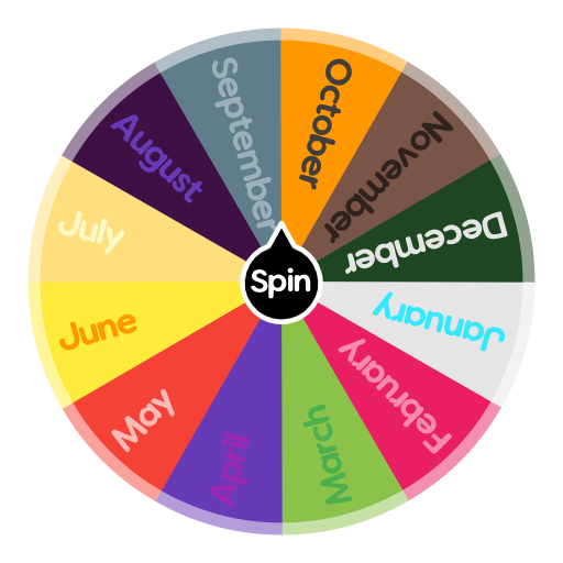 Months | Spin The Wheel App