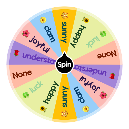 Mood flower | Spin the Wheel - Random Picker