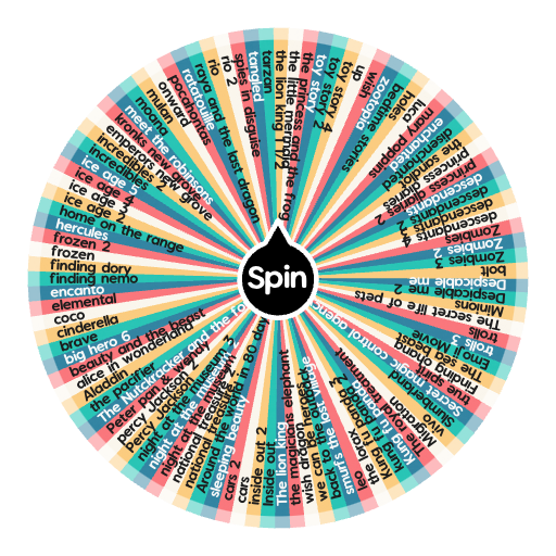 Movies🍿🎥 in | Spin the Wheel - Random Picker