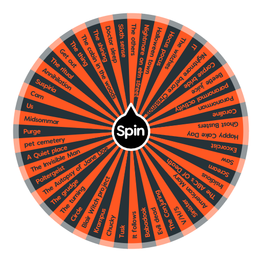 Movies to watch 🎃👻🦇 | Spin the Wheel - Random Picker