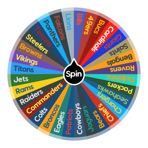 MTL Dartboard - NFL ‘23/‘24 Teams | Spin the Wheel - Random Picker