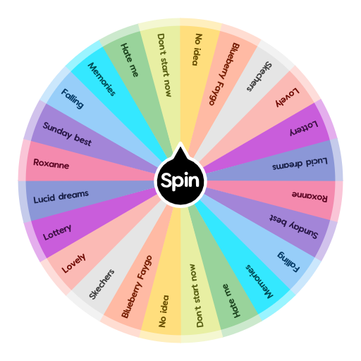 Music Wheel Spin The Wheel App Music Wheel Spin The Wheel App