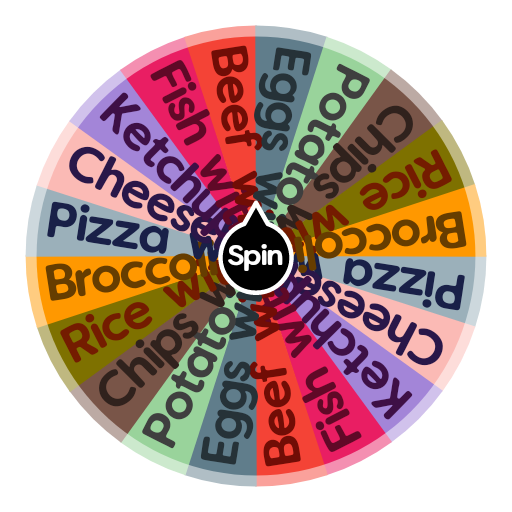 My favourite food (funny) | Spin The Wheel App