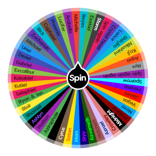 My genuine Oc picker | Spin The Wheel App