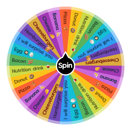 My order at the restaurant | Spin the Wheel - Random Picker