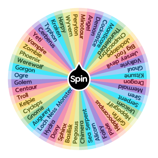 Mythical Animals | Spin the Wheel - Random Picker