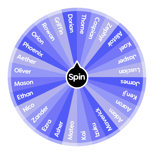 💙Name for boys 💙 | Spin the Wheel - Random Picker