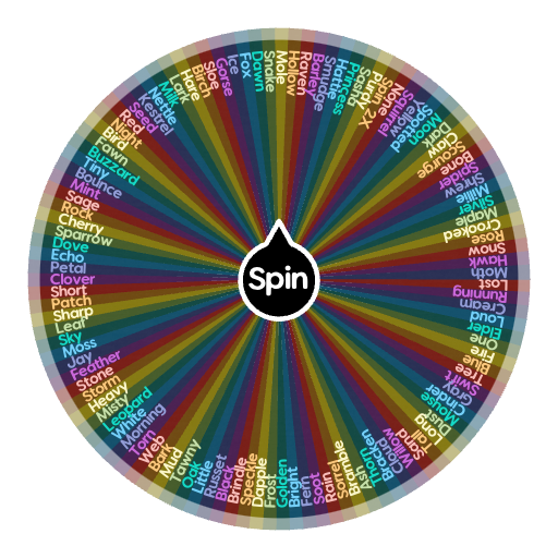 Name prefix (Warrior cats) | Spin the Wheel - Random Picker