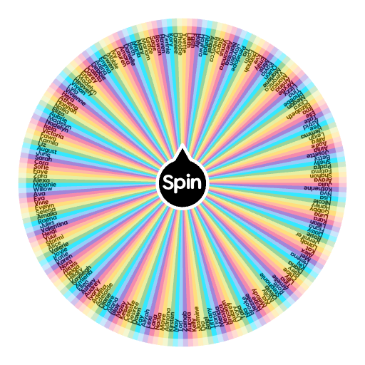 Name wheel (girl names) 100+ names | Spin The Wheel - Random Picker