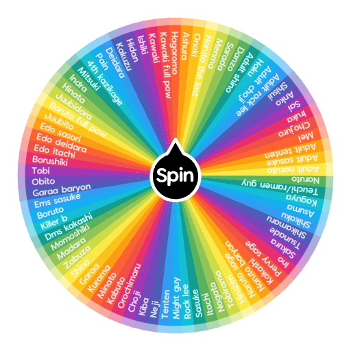 Naruto character battle xxl | Spin the Wheel - Random Picker