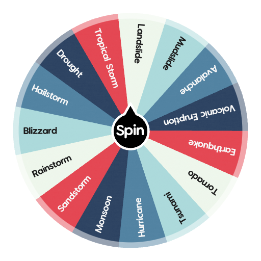 Natural Disasters | Spin the Wheel - Random Picker