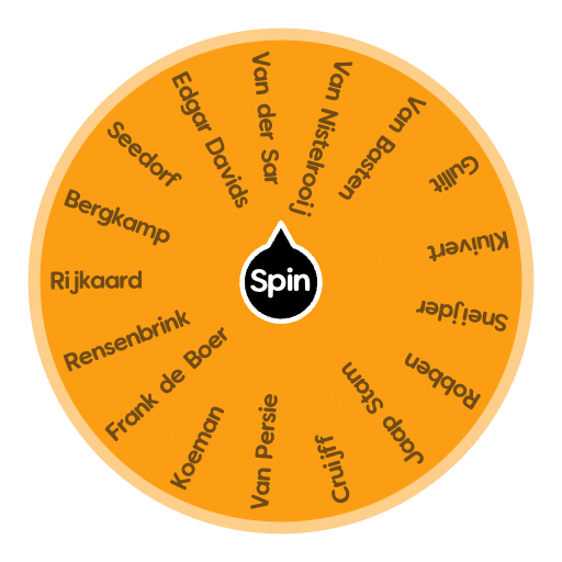 Nederlandse Legendes Rad | Spin the Wheel - Random Picker