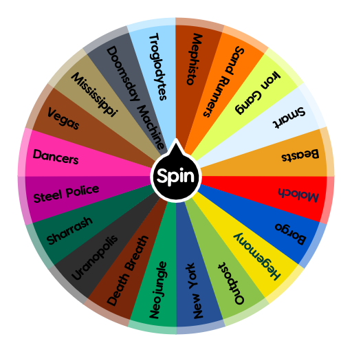 Neuroshima Hex! EN | Spin The Wheel App