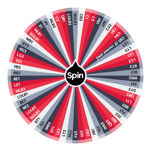 NFL Positions | Spin the Wheel - Random Picker