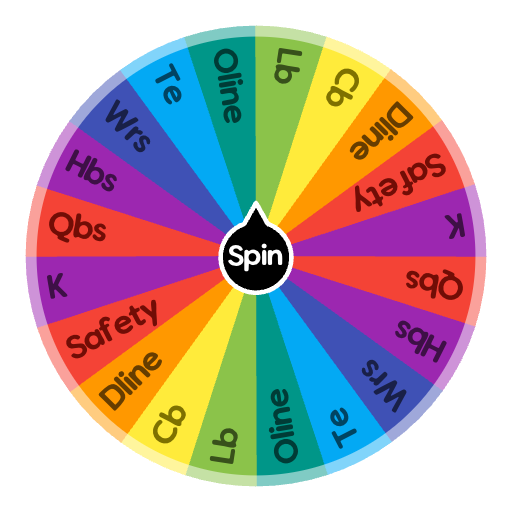 Nfl positions | Spin The Wheel - Random Picker