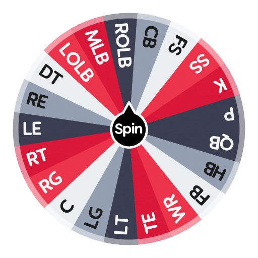 NFL positions | Spin the Wheel - Random Picker