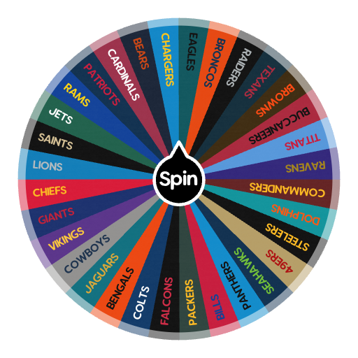 NFL TEAM WHEEL 🏈 (Accurate Team Colors) | Spin the Wheel - Random Picker