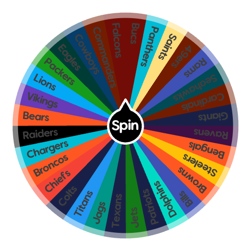NFL teams | Spin the Wheel - Random Picker