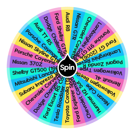 NFS Nitro Cars | Spin the Wheel - Random Picker