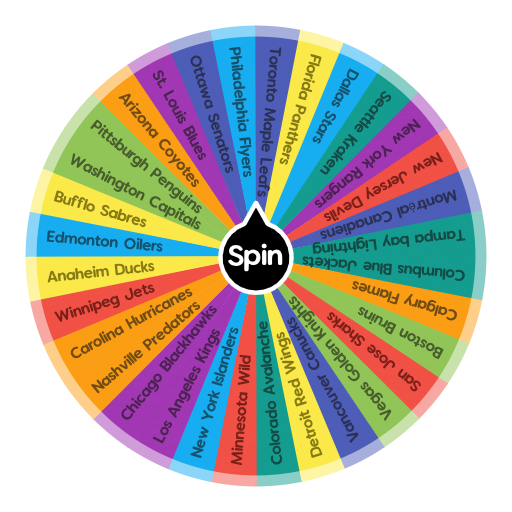 NHL team | Spin the Wheel - Random Picker