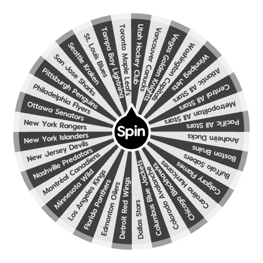 NHL Updated | Spin The Wheel - Random Picker