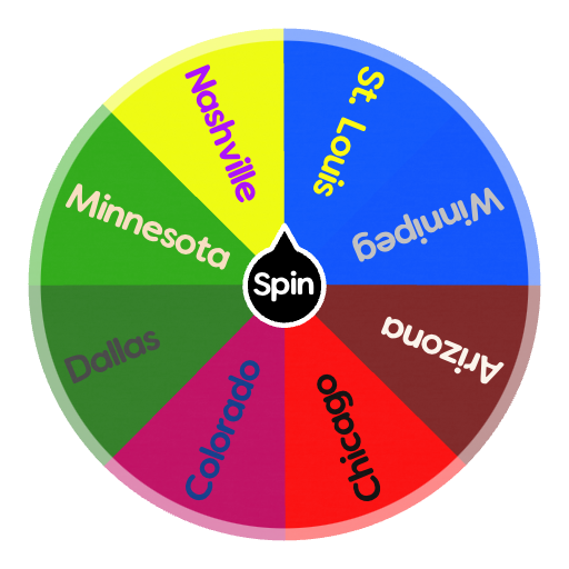 NHL Western Central | Spin The Wheel - Random Picker