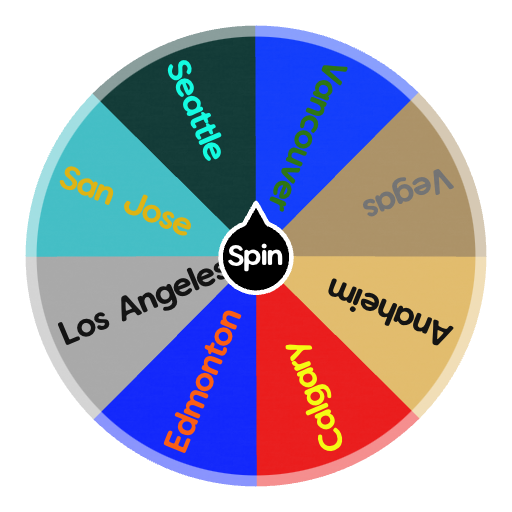 NHL Western Pacific | Spin The Wheel - Random Picker